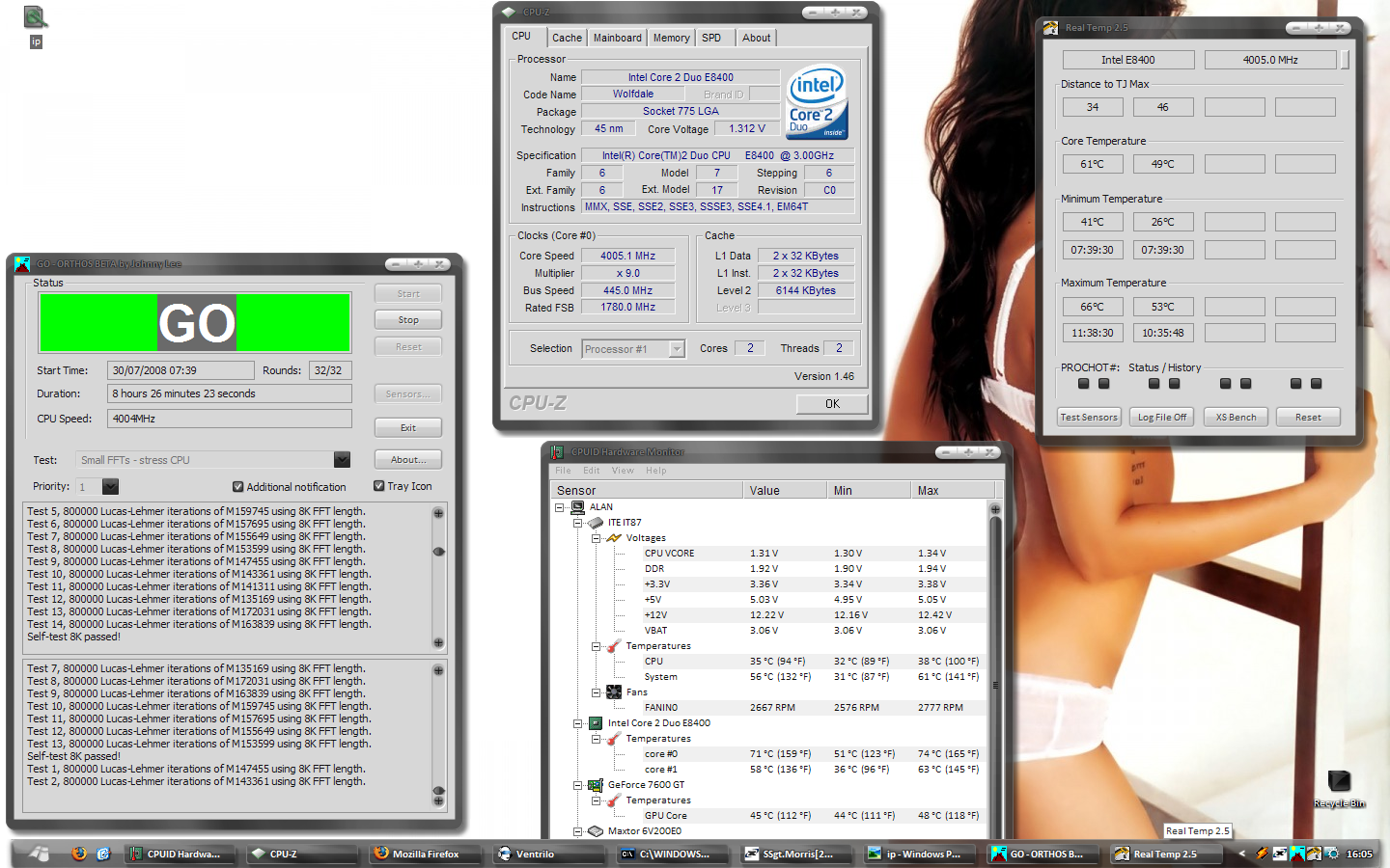E8400 4ghz stable? | Overclock.net
