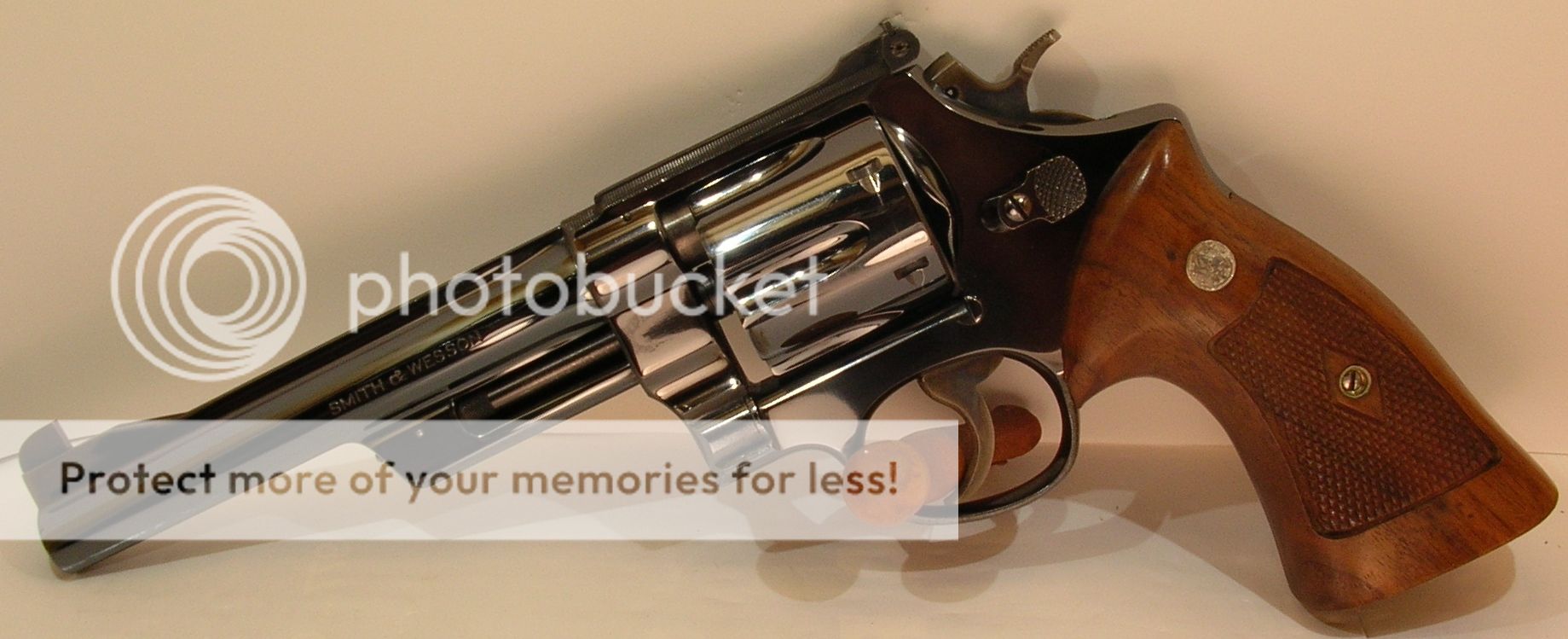 Pre Model 27, 3 1/2" .357 magnum, blue finish, walnut grips, mint ...