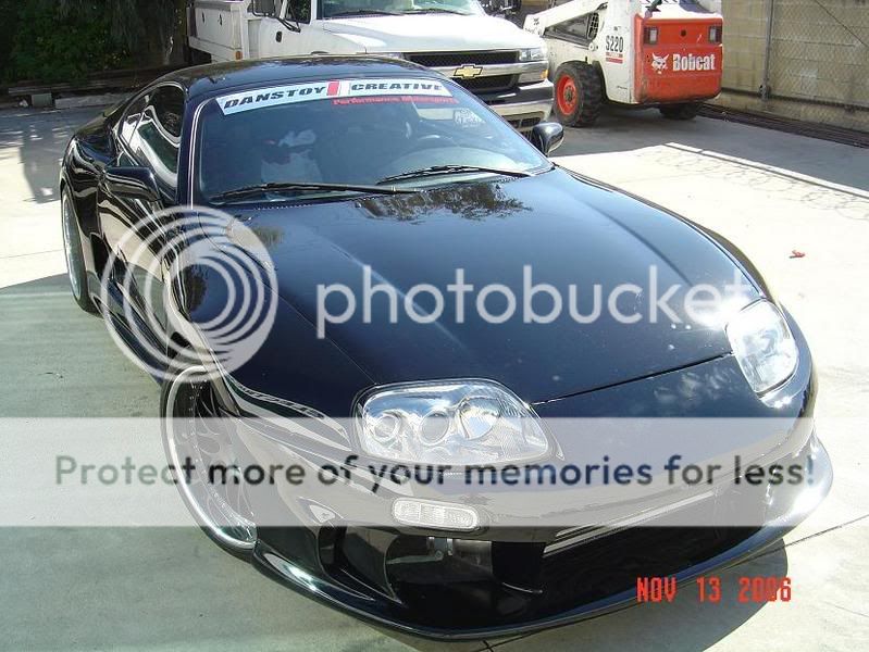 My black wingless TRD widebody with 20" HRE's | Supra Forums