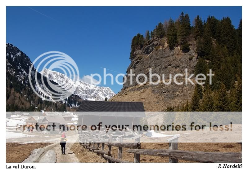 Ciaspolando in val Duron (Val di Fassa - Rosengarten)