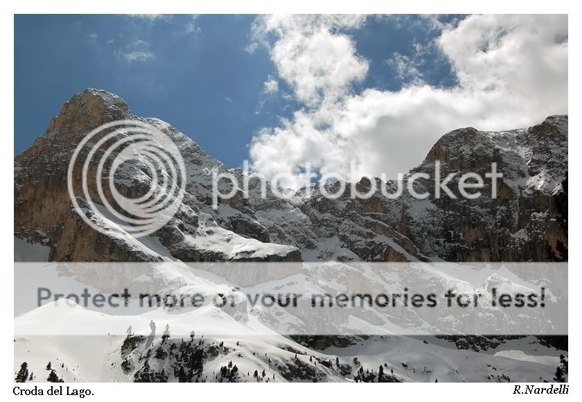 Ciaspolando in val Duron (Val di Fassa - Rosengarten)