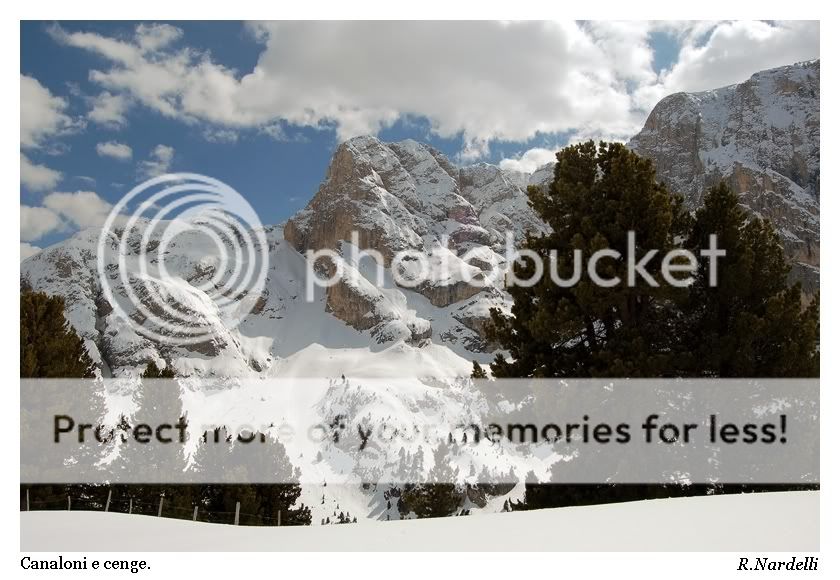 Ciaspolando in val Duron (Val di Fassa - Rosengarten)