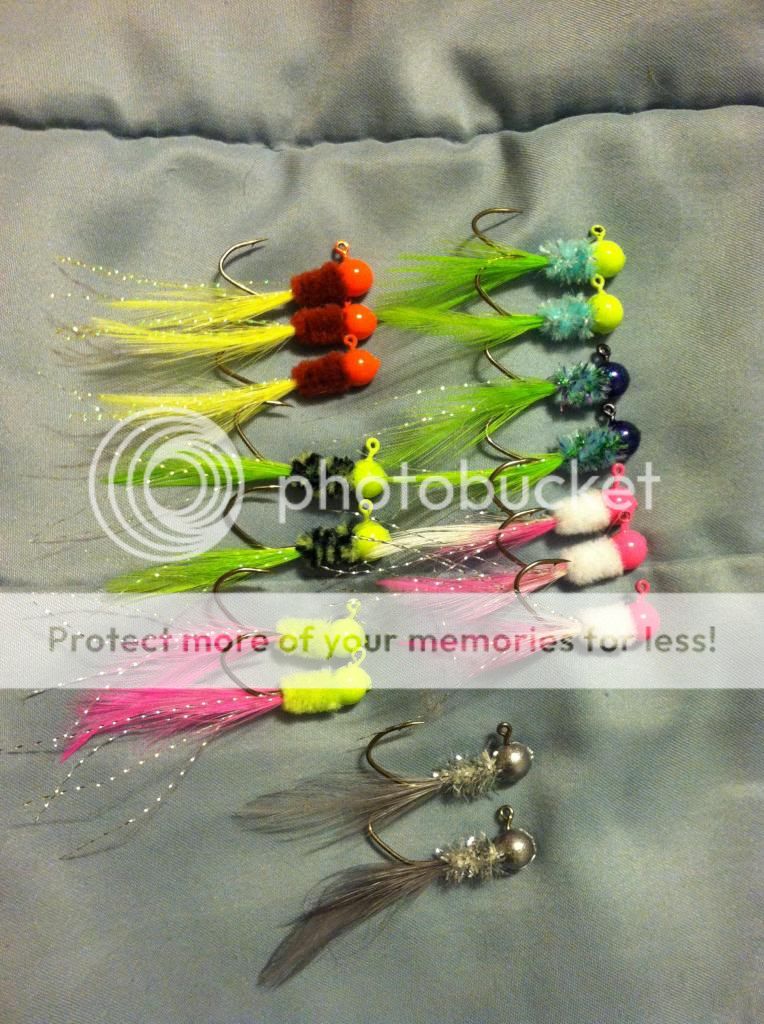 SmoothLures Custom Crappie Jigs 2 Weeks Only!!! Picture Heavy so Take a ...