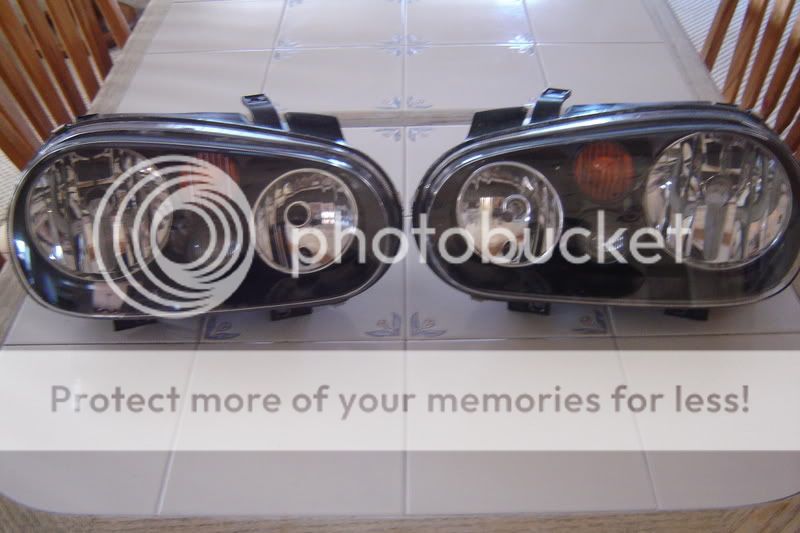 For Sale: Blacked out .:R32 Headlights w/ fogs $150 shipped!! Pics ...