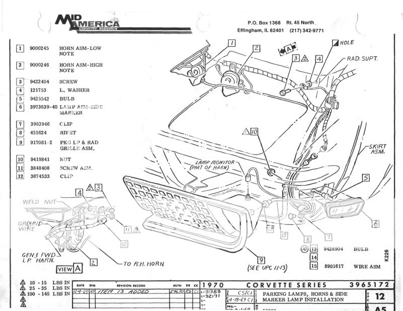 1970 Assy. Manual Help - Front End Bumper Support - CorvetteForum ...