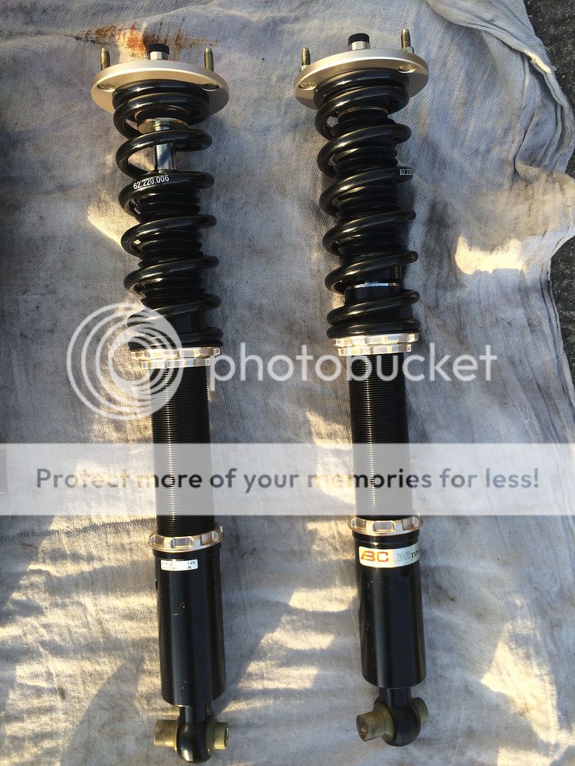 BMW E38 740i BC Racing Coilovers, Mint Condition in box with spanners ...